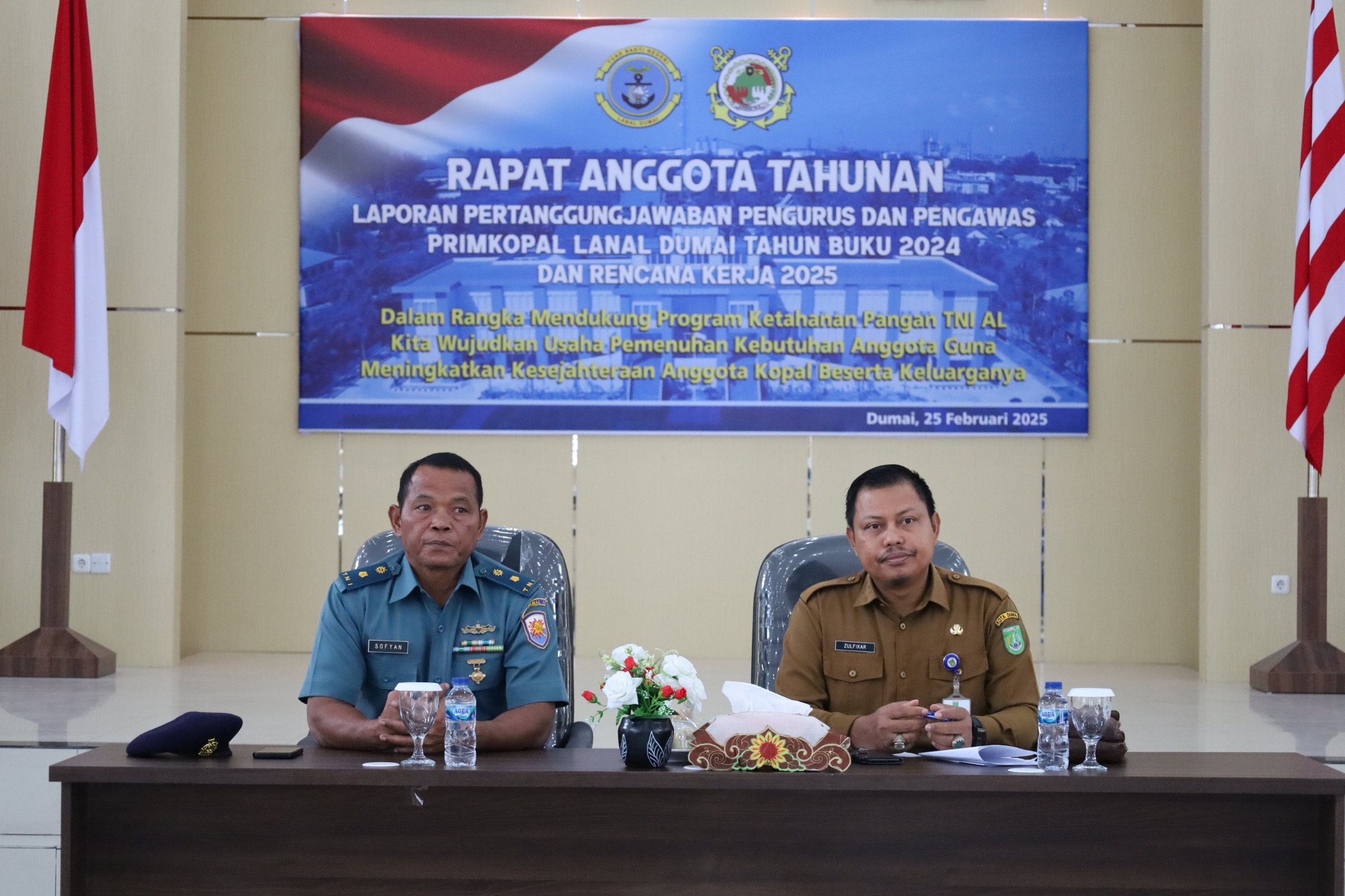 Rapat Anggota Tahunan Primkopal Lanal Dumai, Siap Bangun Kemitraan Yang ...